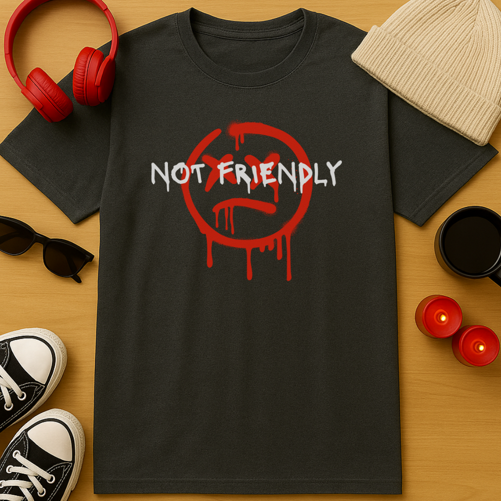Not Friendly T-Shirt – Cynical By Design